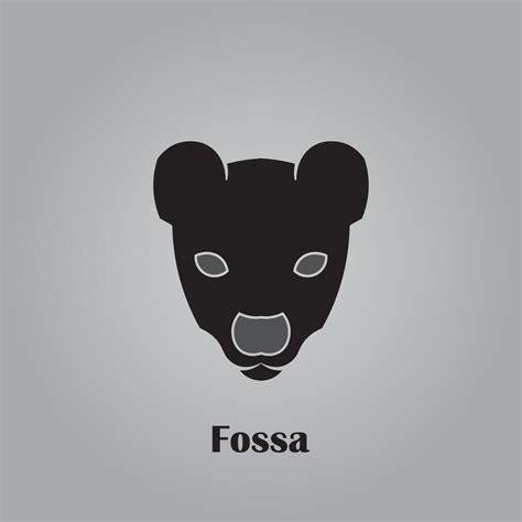 Fossa Head Logo Design 44750773 Vector Art At Vecteezy