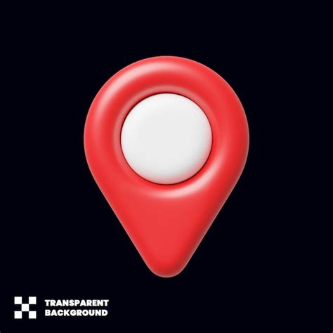Premium Psd Location Pin Map Icon 3d