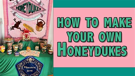 Harry Potter Honeydukes Labels