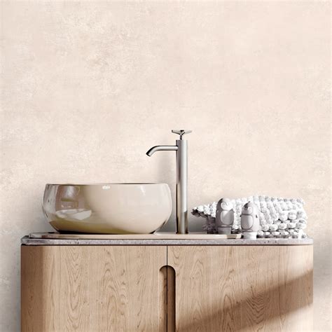 Cream Cement Washable Vynil For Furniture Floor And Walls