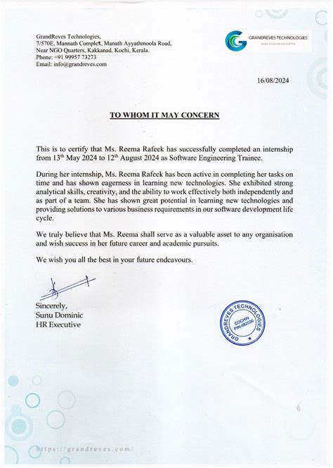 reema rafeek on linkedin internship reactjs nextjs tailwindcss gratitude