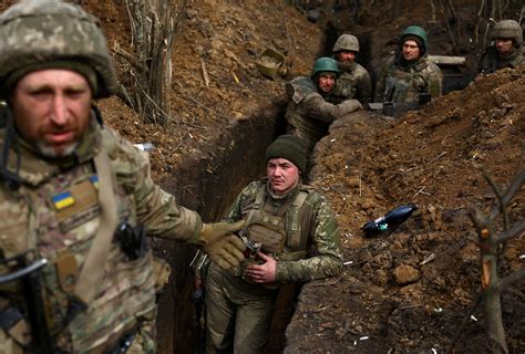 Fighting In Trenches At Ukraines Front Line April 13 2023 Reuters