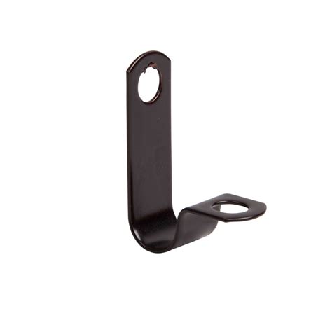 Wrexham Lsf Coated Single Fixing P Clip 32 Black Pack Of 50 Wrchl32