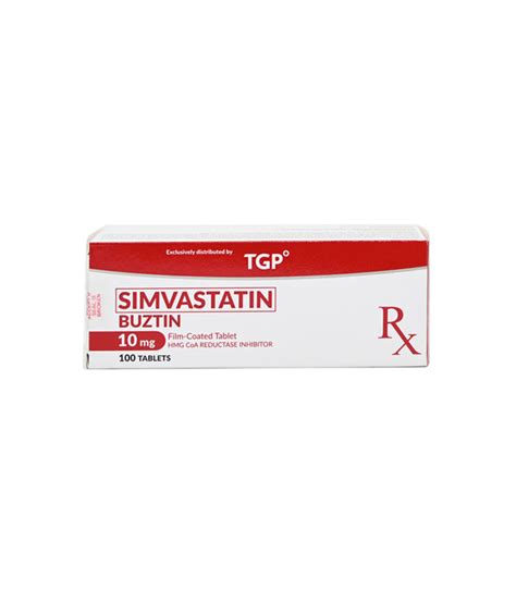 Rx Buztin Simvastatin Tab 10mg