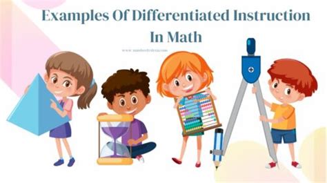 8 Examples Of Differentiated Instruction In Math Number Dyslexia