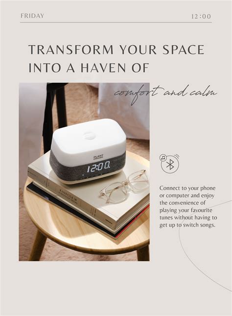 Healthy Snacks Malaysia Plant Origins Aromatherapy Bluetooth Clock