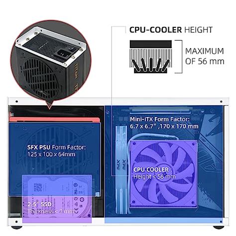 Sgpc Itx Mini Case New K49 Upgraded Version Of K55 Full Size Gpu