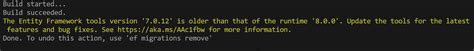 ef codefirst mysql 迁移异常unable to create a dbcontext of type leafroc
