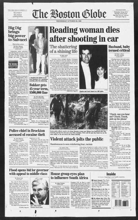 Charles Stuart Tells A Lie The Boston Mission Hill People Suffer