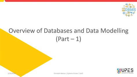 overview of databases and data modelling 1 pdf databases computer