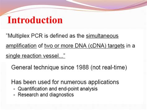 Multiplex Pcr Pptx
