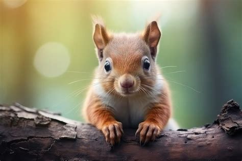 The Adorable Charm Of Squirrel Cub Captured In Photo Premium Ai