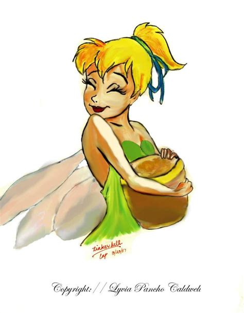 Tinkerbell With Attitude Drawing