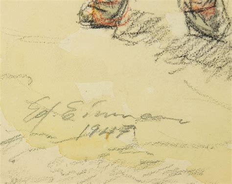 Eduard Einmann 1913 1982 Monotüüpia Perekond 1947a Idla Antiik