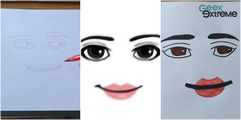 How To Draw The Woman Face In Roblox