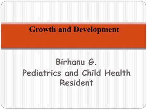 Physiology Of Growth Growth Charts And Plotting Pptx