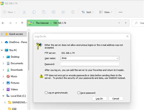How To Access An Ftp Server From Any Pc Amar It Tech