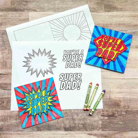 Happy Fathers Day Handprint Art Free Printable Mindymakes