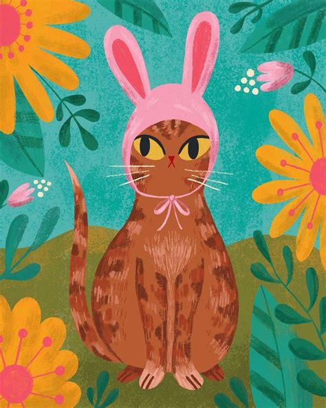 Allison Cole On Instagram “meowy Easter 🐰 🌸 I Ran Out Of Time To Make