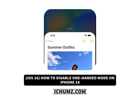 IOS How To Disable One Handed Mode On IPhone IChumz