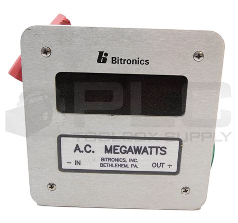 New Bitronics Wswie1 Watt Meter 115vac Plc Toolbox Supply