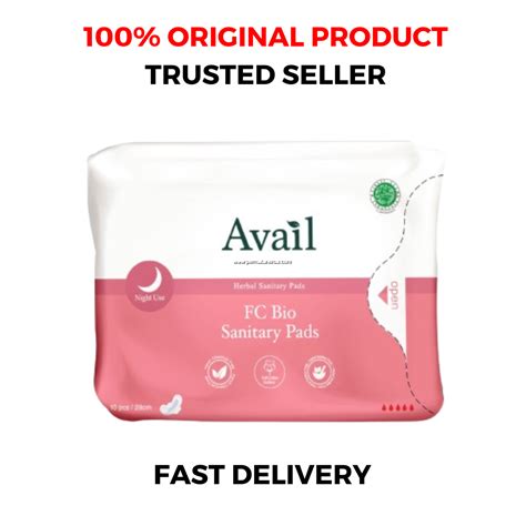 Avail Fc Bio Sanitary Pad Night Use 10pcs