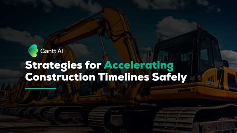 Schedule Compression Strategies For Accelerating Construction