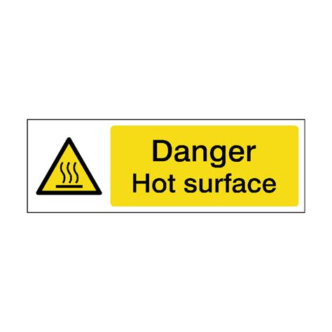 Hot Surface Label Safety Uk