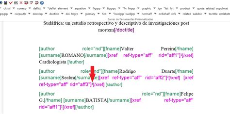 Cómo Usar El Markup — Scielo Pc Programs 2020 Documentation