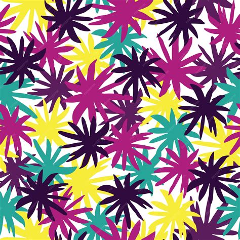 Premium Vector Collage Contemporary Seamless Pattern