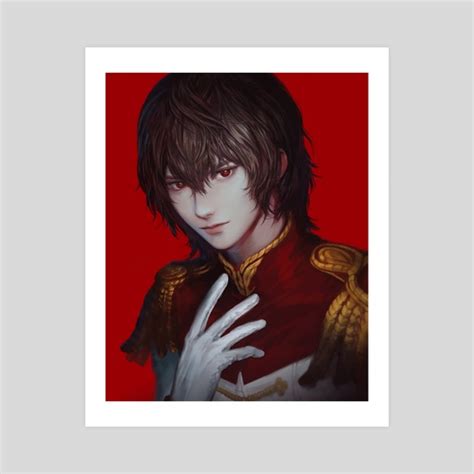 Akechi P5 An Art Print By Yume Inprnt