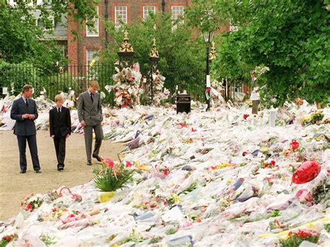 Princess Diana Funeral Flowers Prince William Says Queens Procession