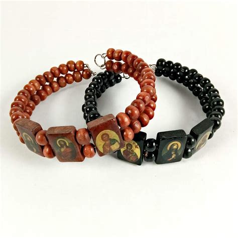 Obiecte Bisericesti Bratara Spirala Metalica Elemente De Lemn 1085