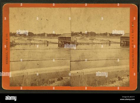 This Collection Features Stereoscopic Views Depicting Various Rivers