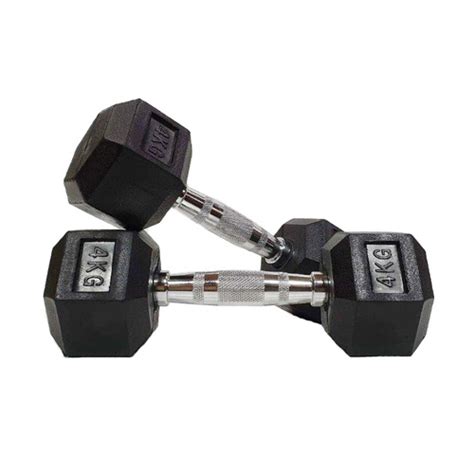 Rubber Hex Dumbbells Durable And Versatile Weight Training