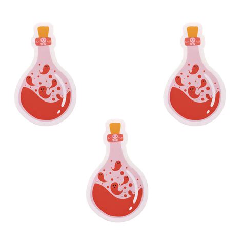 Liquid Death Sticker Ghost Poppy