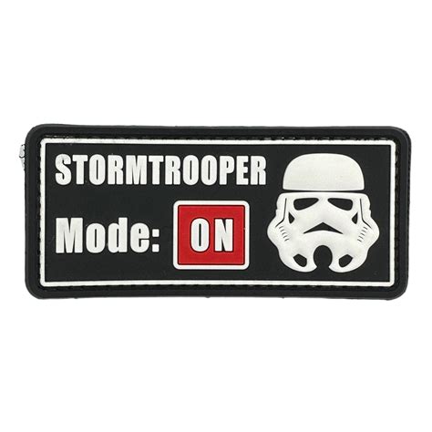 Rubber Patch Stormtrooper Mode On