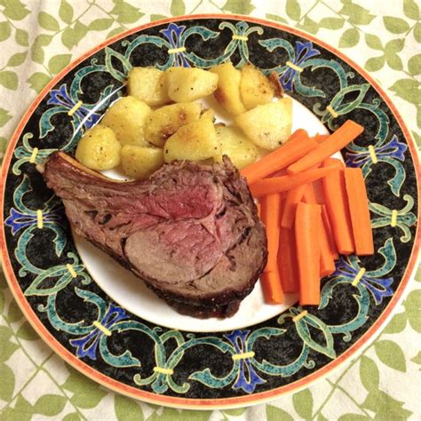 Prime Rib Roast With Roasted Potatoes Farmhouse Cook