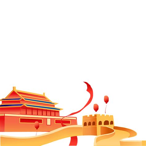 千库网 天安门国庆 元素编号12897846