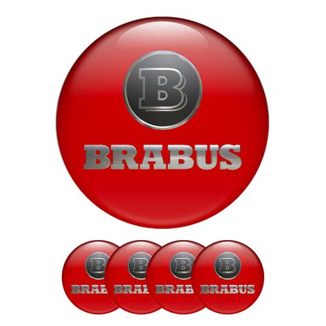 Brabus 4x Wheel Emblem All Sizes Domed Stickers Cover Caps - Etsy
