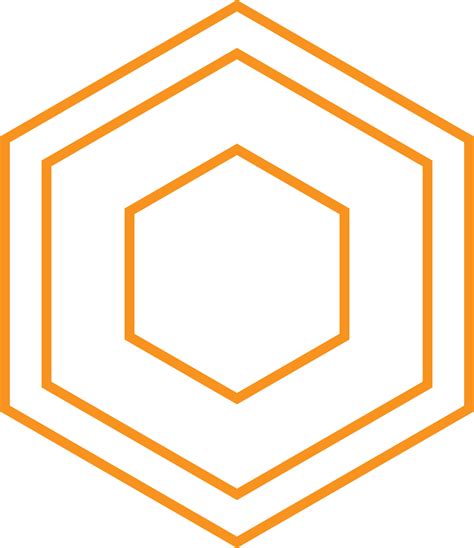 Modern Geometric Hexagonal Shape Design 17340006 Png