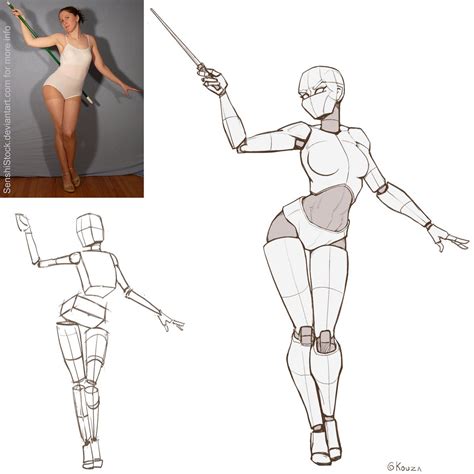 Spear Fighting Poses