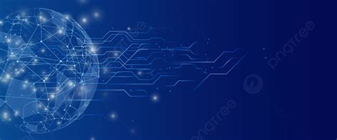 Blue E Commerce Technology Banner Background In 2021