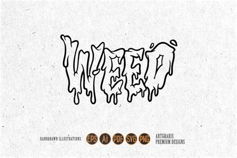 Weed Font Cricut Alphabet Symbol Free Design Bundles