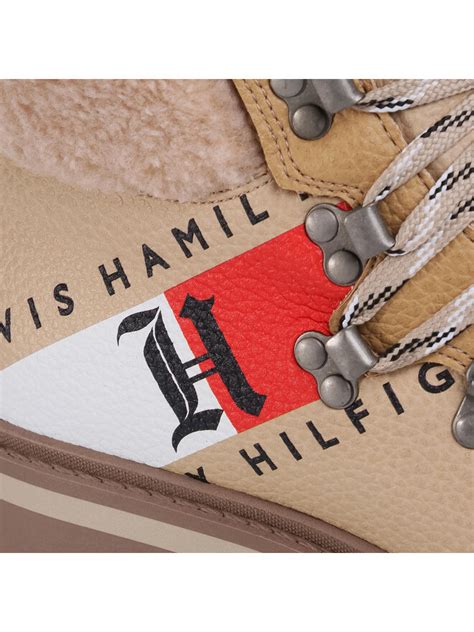 Schnürstiefeletten Tommy Hilfiger Lewis Hamilton Lh Shearling Chunky