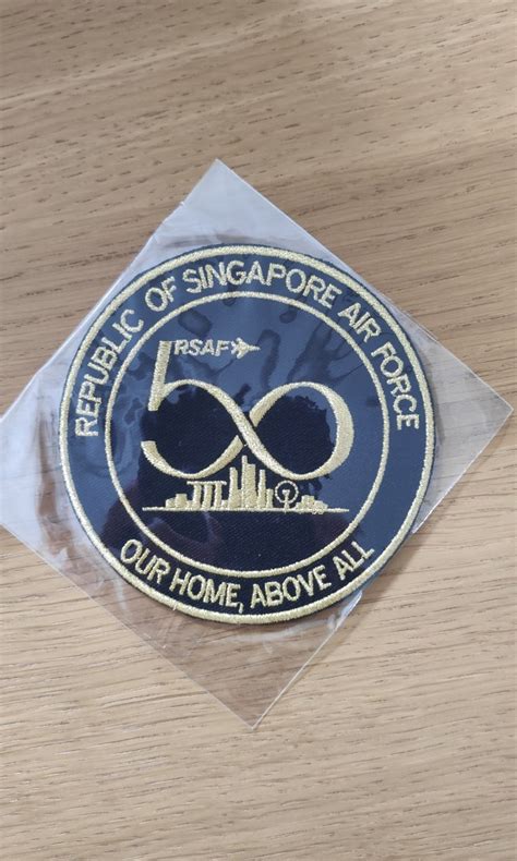 Rsaf 50th Anniversary Patch Hobbies And Toys Memorabilia And Collectibles