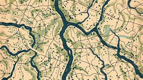 Premium Photo This Is A Detailed Map Of A Fictional City The Map Shows The Citys Layout