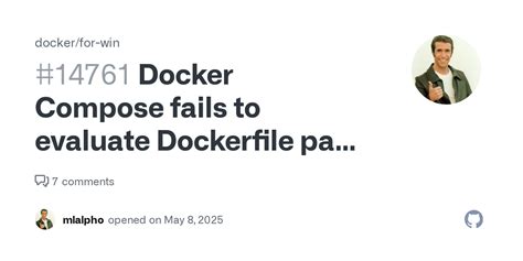 Docker Compose Fails To Evaluate Dockerfile Path With Compose Bake True · Issue 14761 · Docker
