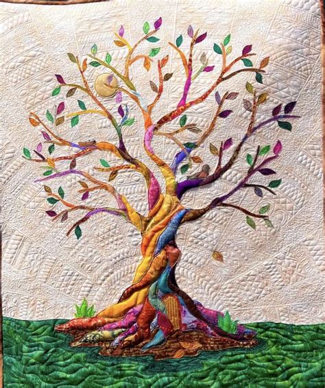 Applique Quilt Pattern Tree Of Life Quilt Artofit