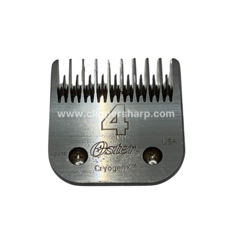 Oster No 4 Clipper Blade 95mm Skip Tooth Clippersharp Ltd